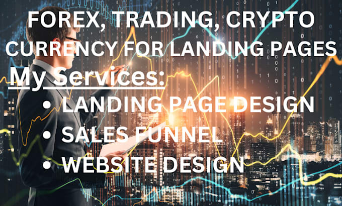 Design a unique crypto currency forex trading landing page by Isaac ...