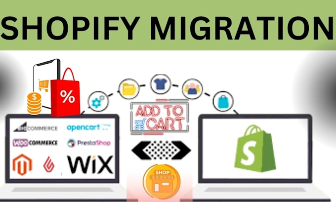 Migrate shopify to lightspeed woocommerce bigcommerce squarespace wordpress by Confidence_tire ...