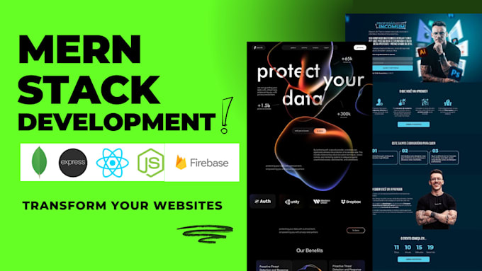 Develop animated and responsive frontend using react js by Designblox8 ...