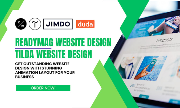 Design stunning website on readymag, tilda website design with smooth ...