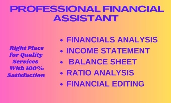 Financial analysis, balance sheet income statement by Haroonaman | Fiverr Financial analysis, balance sheet income statement by Haroonaman | Fiverr
