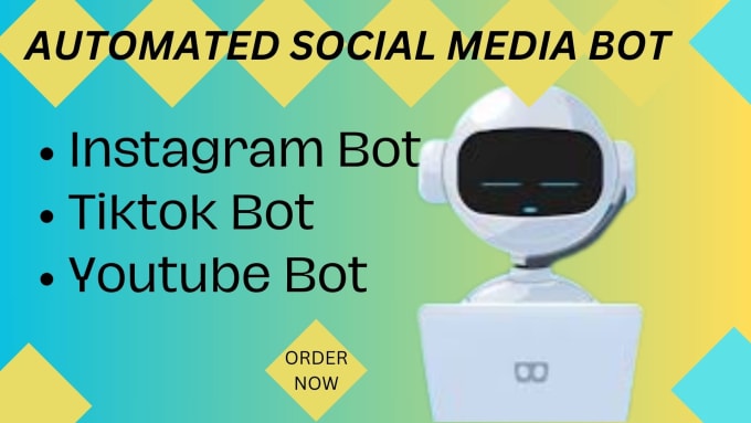 Develop automated instagram bot, youtube bot, tiktok bot using python ... Develop automated instagram bot, youtube bot, tiktok bot using python ...