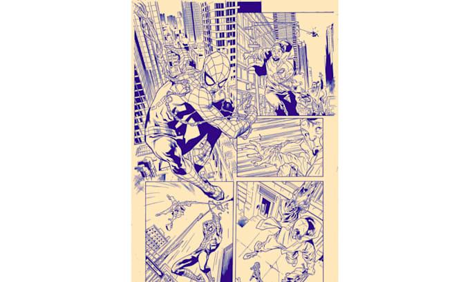 Create comic storyboard, comic page, comic strip in any style by Alexis ...