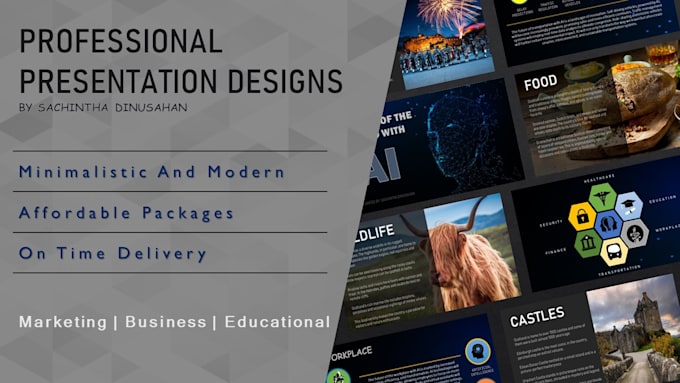 Create an attractive and eye catching presentation by Sdinusahan | Fiverr