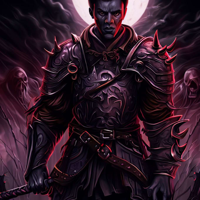 Create a fantasy horror character for you by Wipeameleon | Fiverr