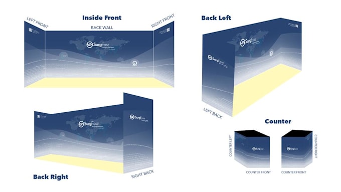 Design your modern pop up exhibition booth by Miriam_said | Fiverr