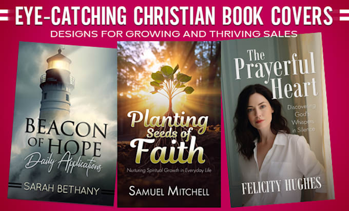 Design an eye catching christian book cover design to grab readers by ...