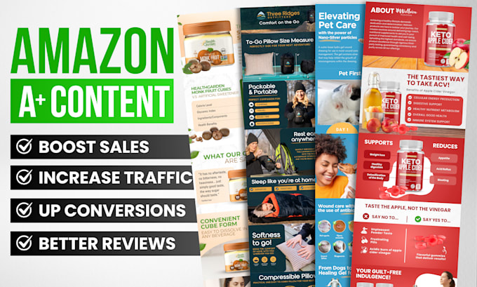 Design premium amazon a plus content, amazon ebc by Shahzebyounas | Fiverr
