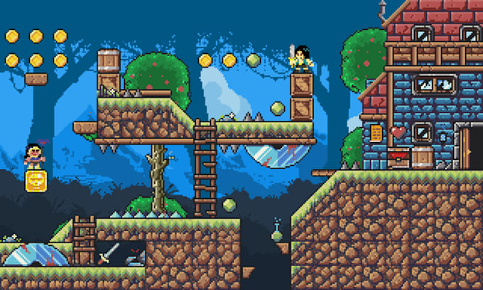 Juegos pixel art 2d by Valen_rdo | Fiverr