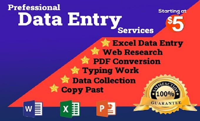 Data entry works with complete accuracy by Atifdataentry | Fiverr