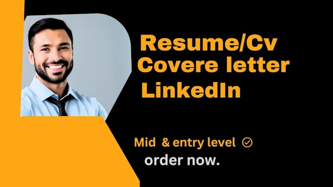 Write your cv, resume, cover letter and optimize linkedin by Arshad458 | Fiverr