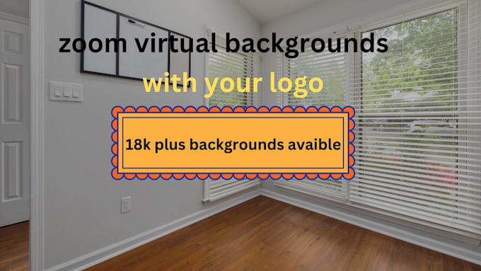 Design custom zoom virtual background design