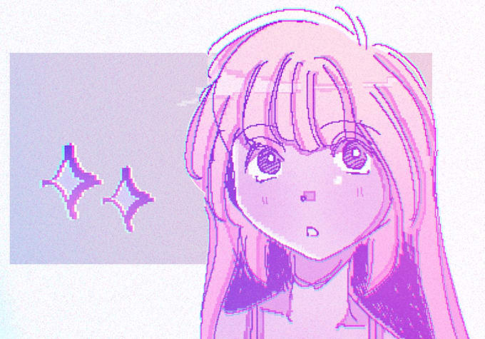 how to draw anime pixel art