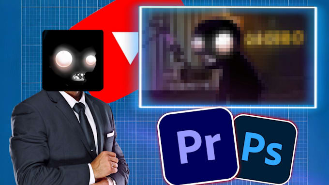 Edit professional youtube videos and thumbnails by Oscuroedits | Fiverr