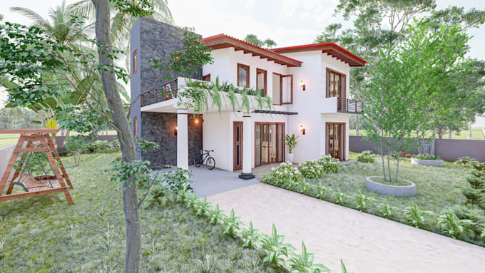 Do highly detailed 3d models of architectural designs by Archi3d | Fiverr