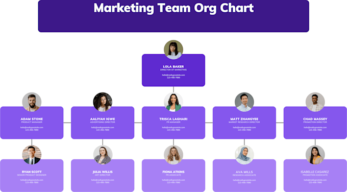 Create professional organizational and workflow charts by Chathku | Fiverr