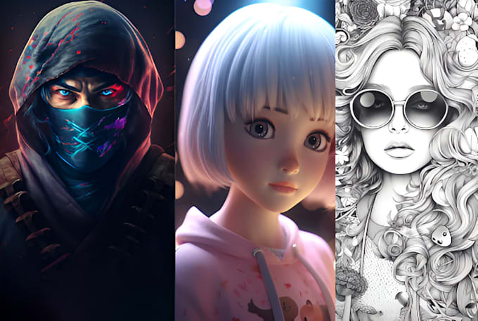 Artistic ai creations and unique ai generated images by Aialluneed | Fiverr