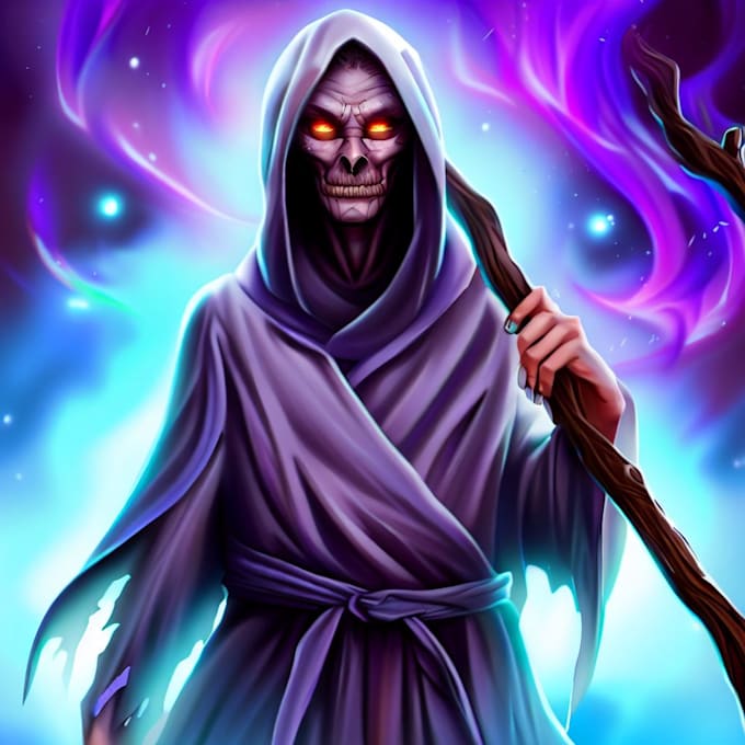 Create fantasy horror character art by Gaukunea | Fiverr