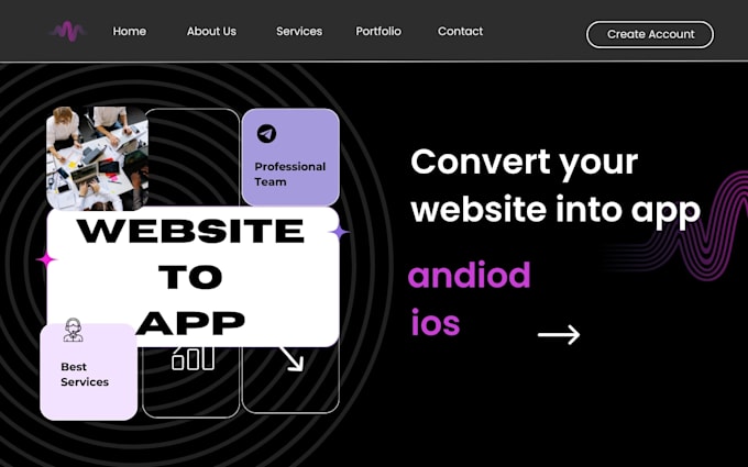 Convert your website into android and ios app by Akbar_saeed | Fiverr