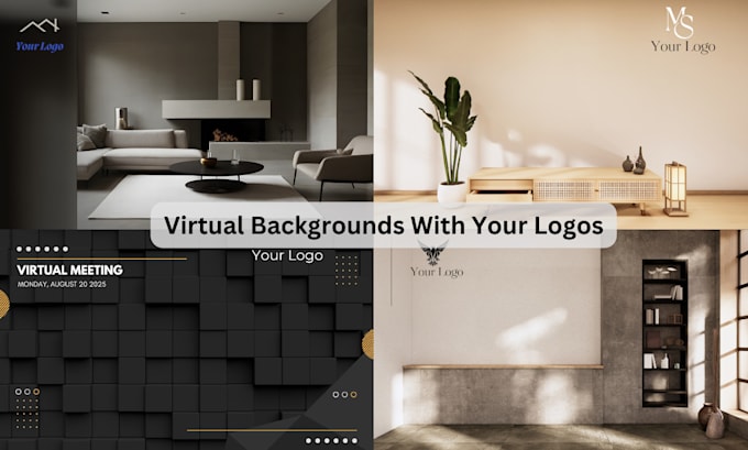 Design fully customized virtual background by Mahnoornigah289 | Fiverr