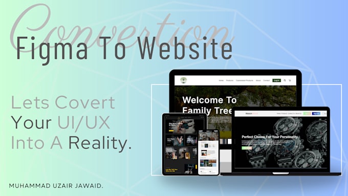 Convert your figma designs to pixel perfect html by Uzair7s | Fiverr