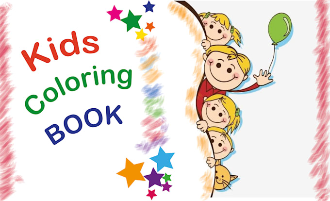 Draw children coloring book illustrations by Zainny_erfan | Fiverr