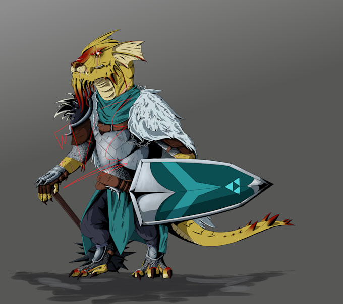 Design a monster for your story or game by Aderynv | Fiverr