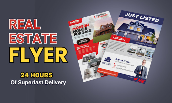 Design property listing just sold real estate flyer by Hamidkhan02 | Fiverr