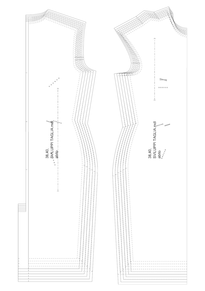 Teaching how to create size range for pattern making by Thecmodel | Fiverr