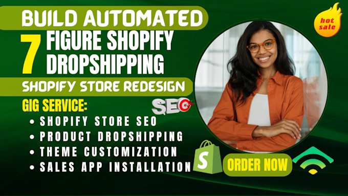 Build 7 Figure Shopify Dropshipping Store Shopify Store Design Store