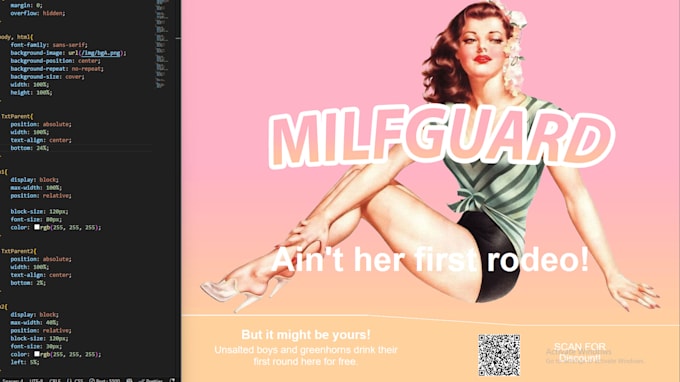 Make a one page webpage with html css and js on request by Zelproduction | Fiverr