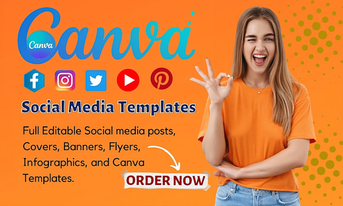 Design canva templates for creative social media posts by Hafizul ...