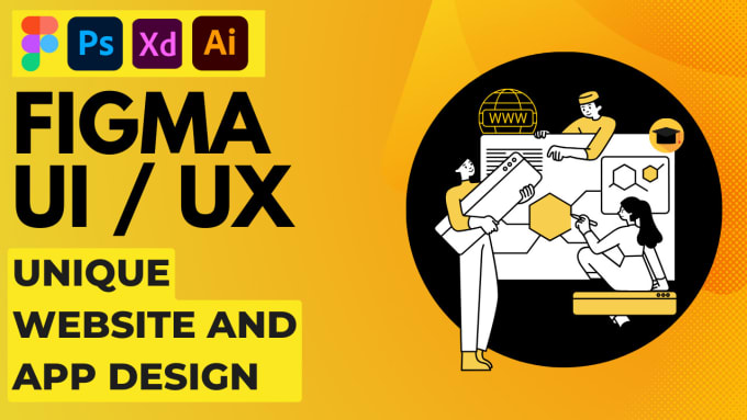 Design unique figma website and figma app ui ux by Saadjallani | Fiverr