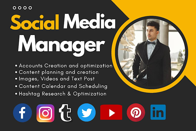 Be your social media manager and content creator by Mudasirbhutta | Fiverr