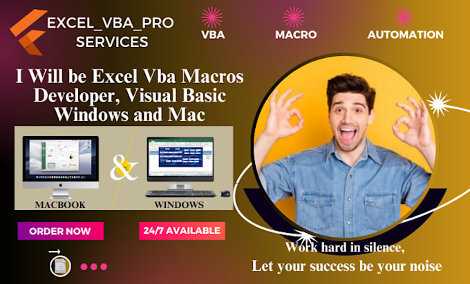 Be Excel Vba Macros Developer Visual Basic Windows And Mac By
