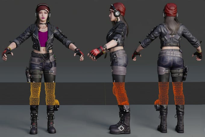 Make aaa 3d game character for unity or unreal engine by Qasimali188 | Fiverr