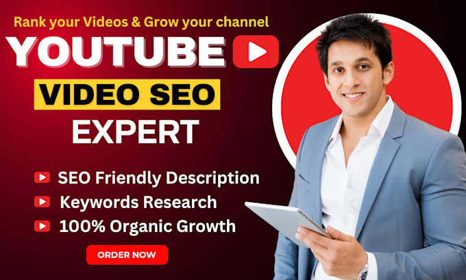 Do best youtube seo to rank your videos by Borsha1020 | Fiverr
