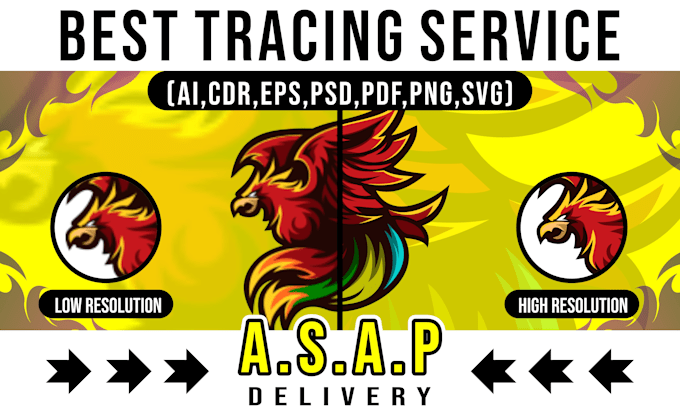 Convert image logo raster to vector file high resolution by Dartdigi ...