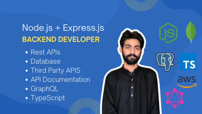 Create robust backend and apis with nodejs by Huzaifabtt | Fiverr
