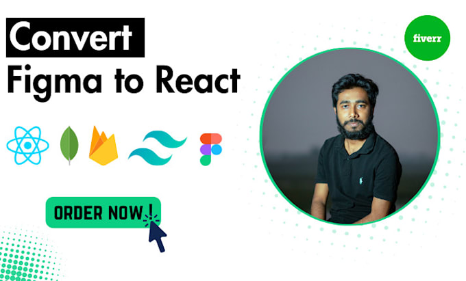 Convert figma to react website with responsive design by Faysal ...