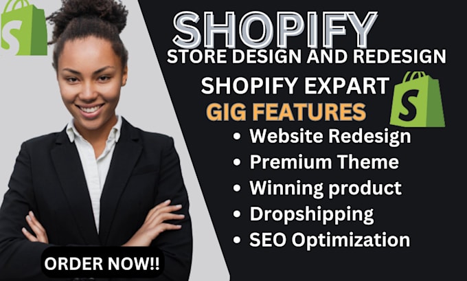 Design and redesign your shopify store website design by Shopine_sales ...