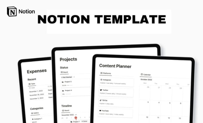 Design Custom Notion Template Redesign Setup Notion Workspace Notion Va Expert By Zen Tyler Fiverr