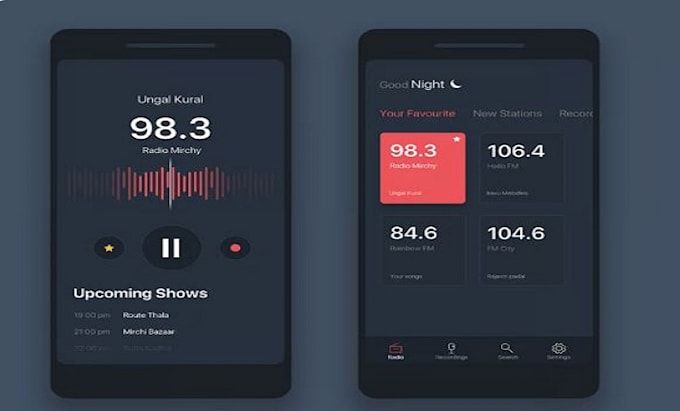 Create a professional universal android apps for internet radio by ...