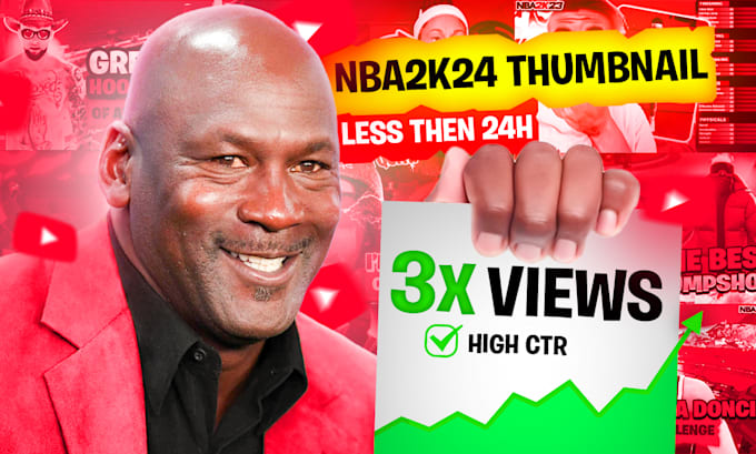Design nba 2k24 ,nba2k gaming thumbnail in 24h by Dezitch | Fiverr