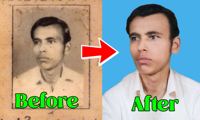 Restore, repair, colorize your old and damaged photos by Adhiidesigner ...