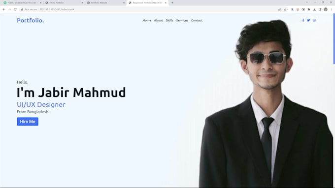 Develop website with wordpress or html, css, js and bootstrap by Jabirmahmud749 | Fiverr