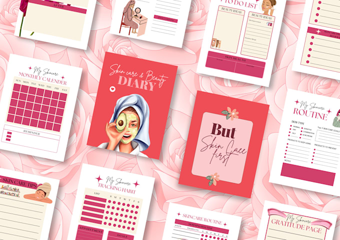 Do custom digital and printable daily monthly and yearly planner and ...