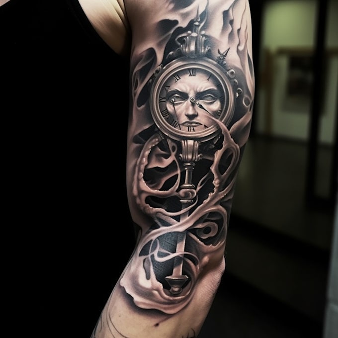 Make a custom tattoo design for you by Almaenbac | Fiverr