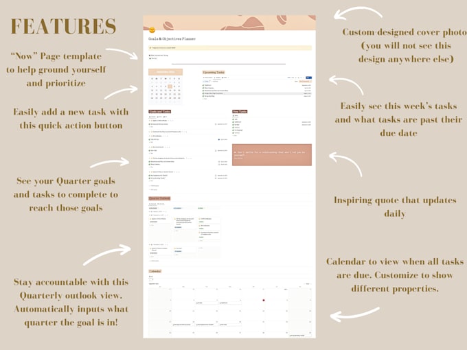 Create a customized notion template for your small business by Daphneej | Fiverr