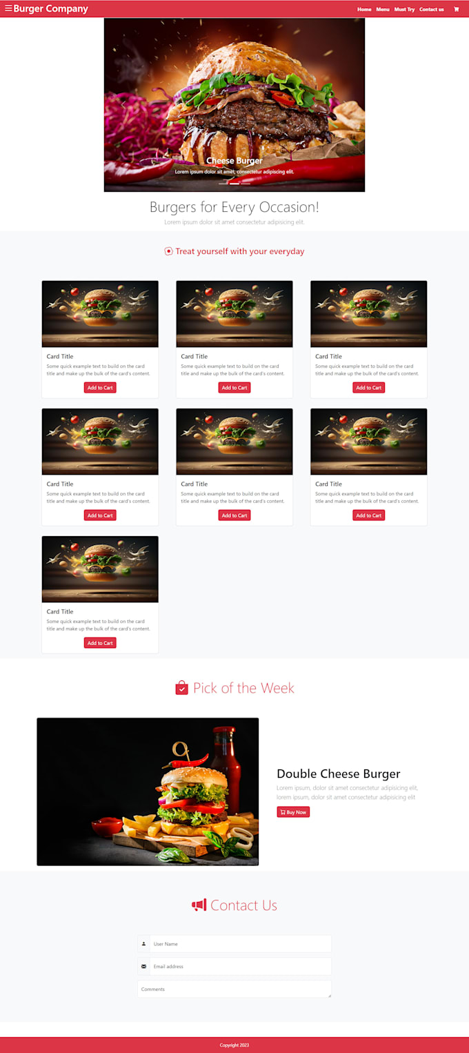 Create responsive websites in html css javascript by Vignesh_d12 | Fiverr